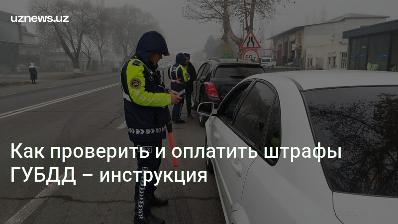 Как проверить и оплатить штрафы ГУБДД – инструкция - UzNews.uz
